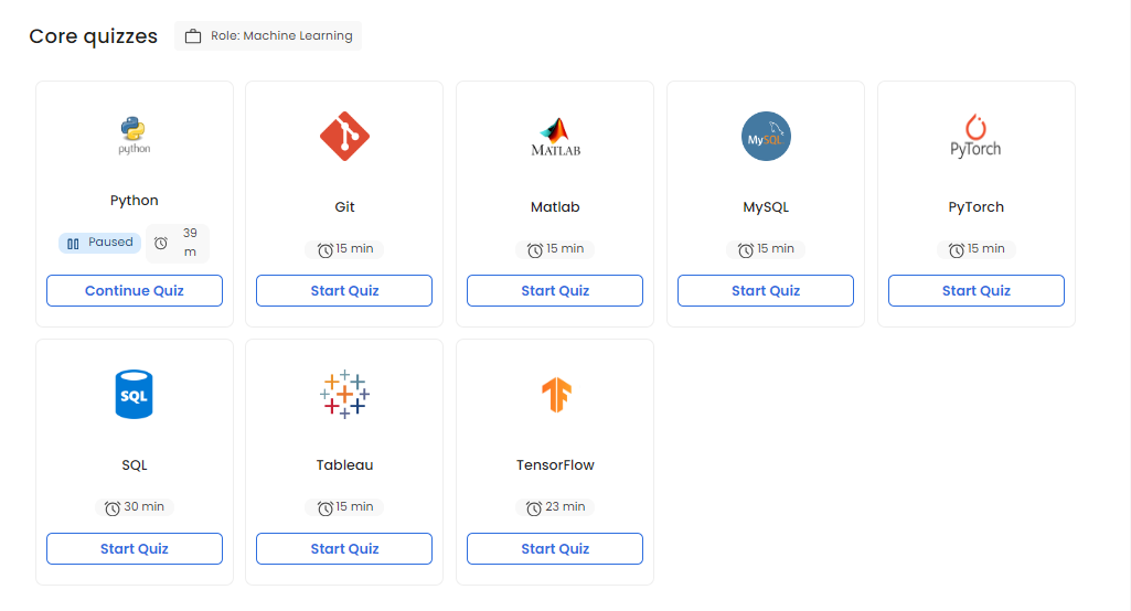 How do I take the quizzes?